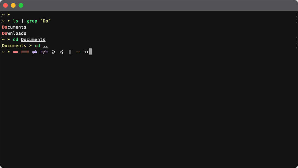 Configuring macOS command line